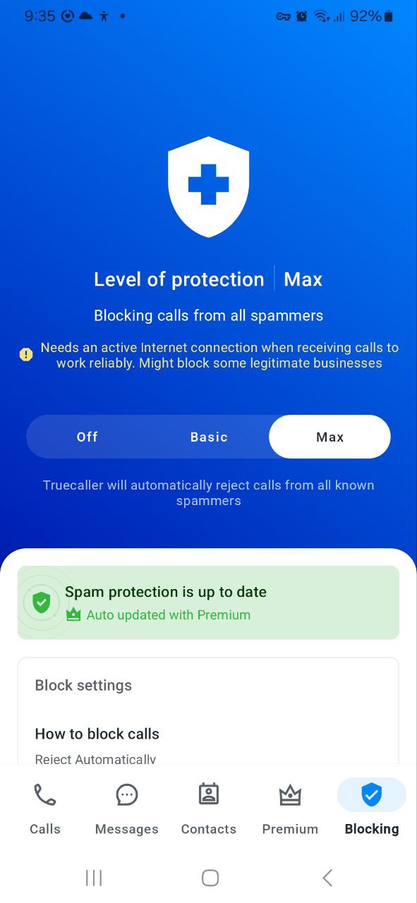 President security mode for a Personal mobile phone - People Firewall